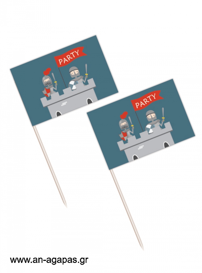 Toothpick Flags Knight - An-agapas
